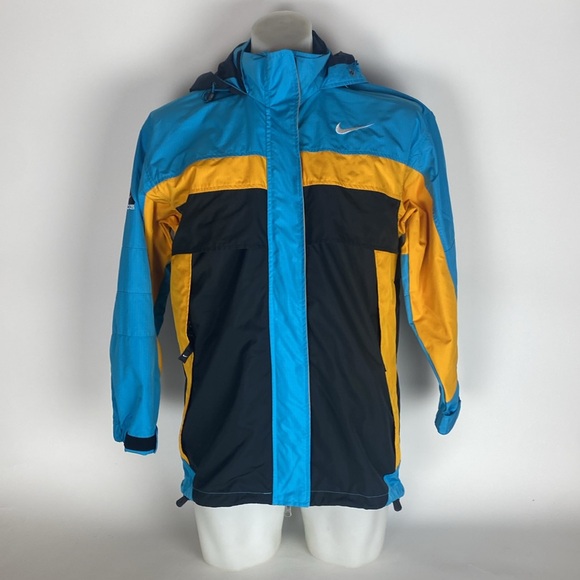 Nike ACG | Jackets & Coats | Vintage Nike Acg Jacket Blue Yellow ...